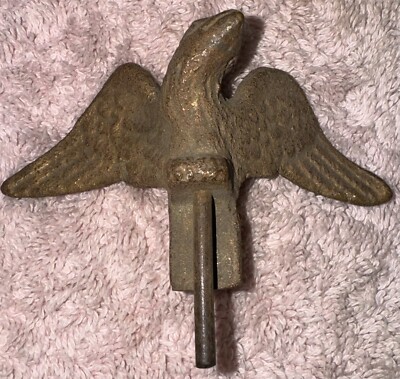 Antique Brass American Eagle Flag Pole Topper Finial | eBay