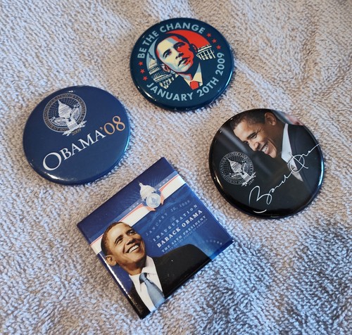 Barack Obama Inauguration Pinback Button 2009 total of eight | eBay