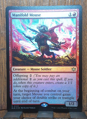 MTG - Manifold Mouse - FOIL - Bloomburrow - Rare - NM Pack Fresh | eBay