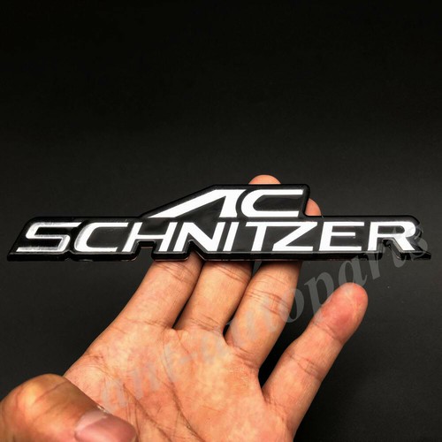 Chrome AC Schnitzer Logo Car Auto Trunk Rear Fender Badge Emblem Decal ...