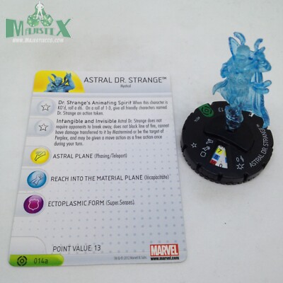 Heroclix Galactic Guardians set Astral Dr. Strange #014 Uncommon figure ...