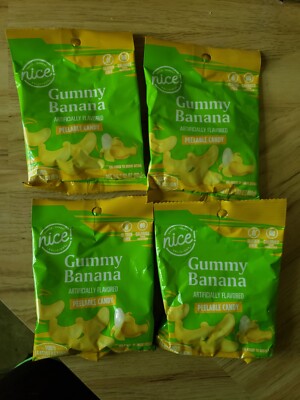 Nice! Gummy Banana Peelable Candies Candy Gummies. Lot Of 4. Tik Tok ...