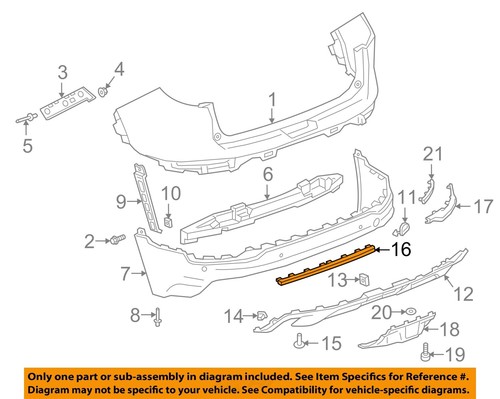 GMC GM OEM Lower Molding 84255081 | eBay