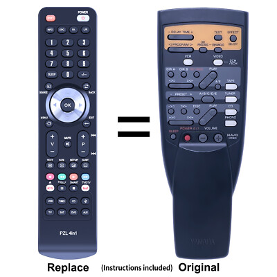 New For Yamaha RAV8 RAV9 VZ33820 RX-V493RDS RX-V393RDS DSP-A492 Remote ...