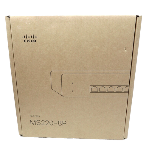 Cisco MerakI (MS220-8P-HW) 8-Ports Desktop Ethernet Switch for sale ...