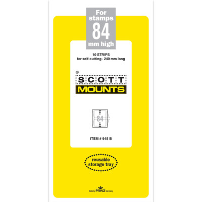 Scott/Prinz Pre-Cut Strips 240mm Long Stamp Mounts 240x84 #945 Black | eBay