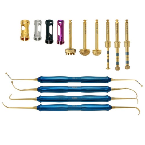 Dental Sinus Grafting Dask Drill and Stoppers Set Lateral Approach ...
