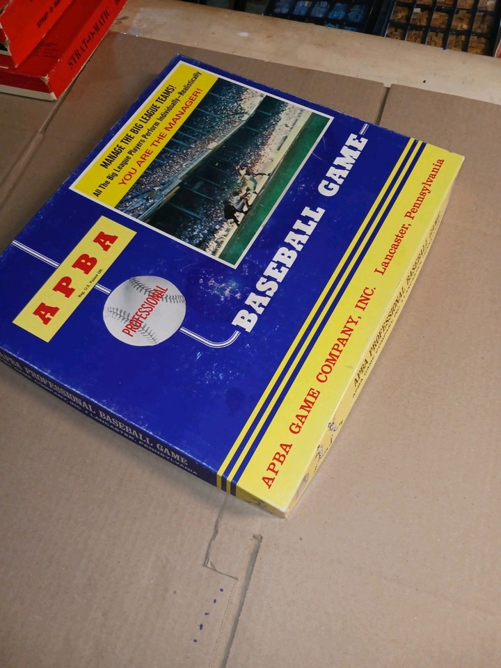APBA MLB Baseball Board Game. Years 77, 78, 79. Charts, Box & Parts VG ...