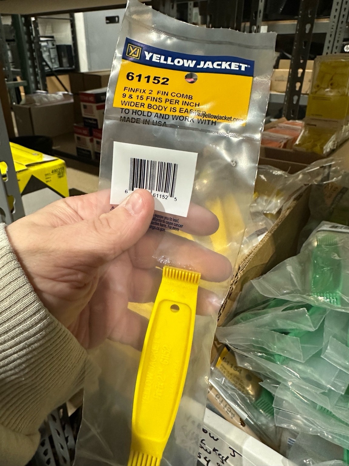 Yellow Jacket 61152 – FinFix 2 Fin Comb (9 & 15 FPI) | eBay
