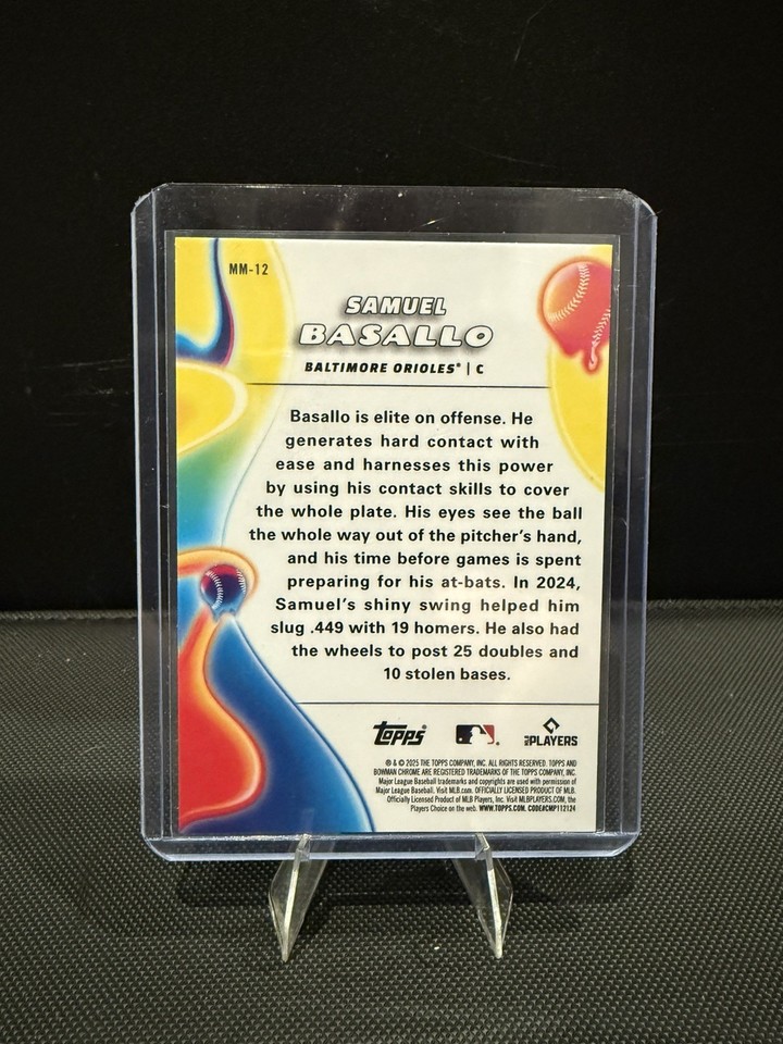 2025 Bowman Chrome Sam Basallo Melt Mashers | eBay