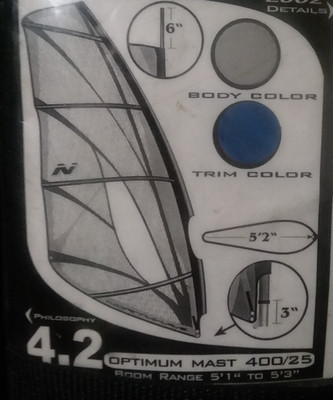 Windsurfing sail. Northwave,4 2 meter. Made in USA. | eBay