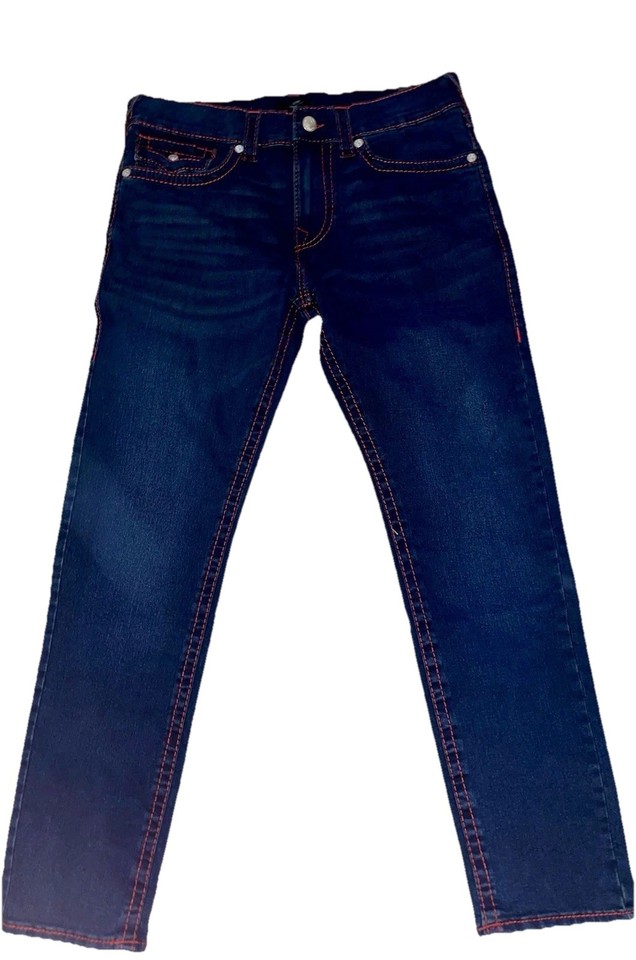 NWTs True Religion Geno BigT FLAP RelaxedSlim Jeans Mens 33/34x32 2 ...
