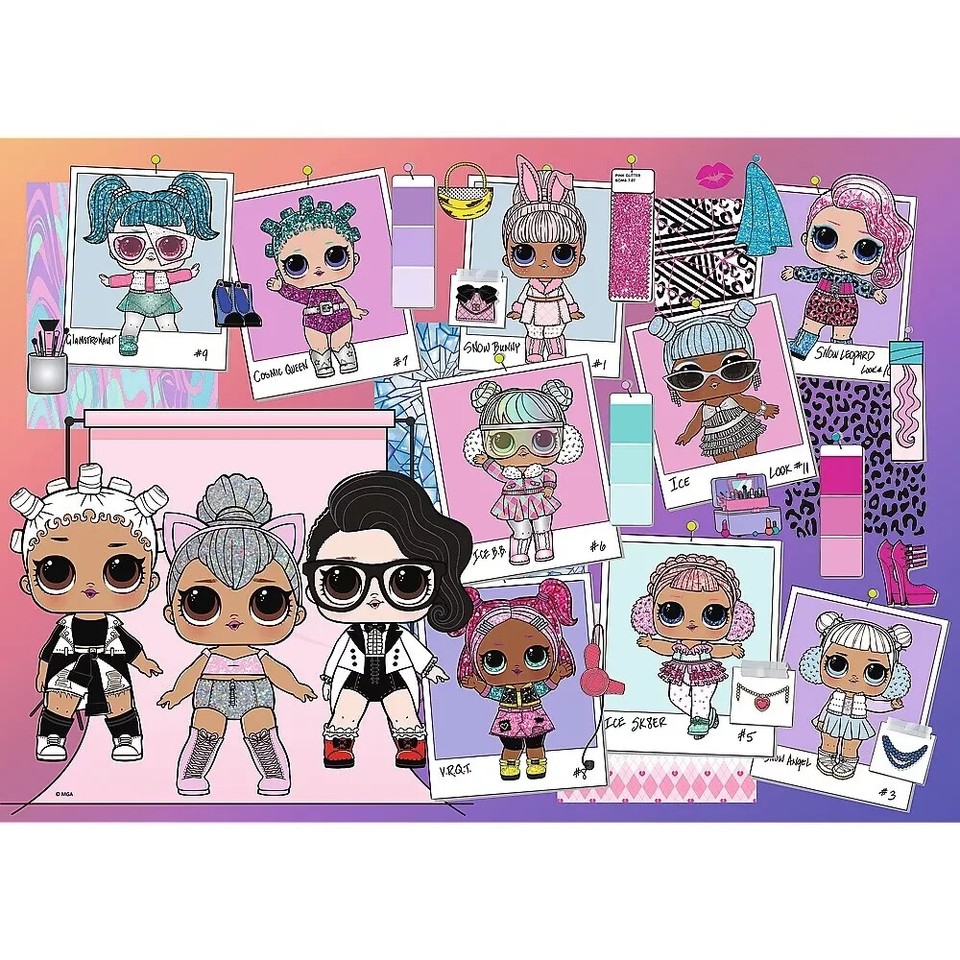 200 Stück LOL Surprise Puppen Kinder Puzzle Cosmic Queen Snow Bunny ...