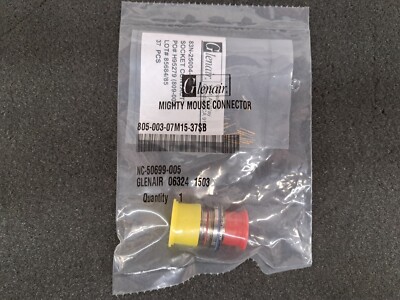 New, Glenair, 805-003-07M15-37SB, Circular MIL Spec Connector 11+ start ...