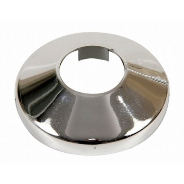 2 Chrome 15mm Radiator Pipe Hole Rose Collars Cover Fitting Radsnaps ...