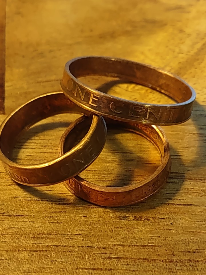 Penny Coin Ring. Currency Ring | eBay