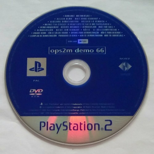 *DEMO DISK* ops2m demo 66 Playstation Two PSTwo PS2 PS 2 SCED 53169 | eBay