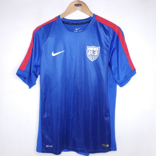 Nike Dri-Fit USA US National Team White Blue 201? World Cup Soccer ...