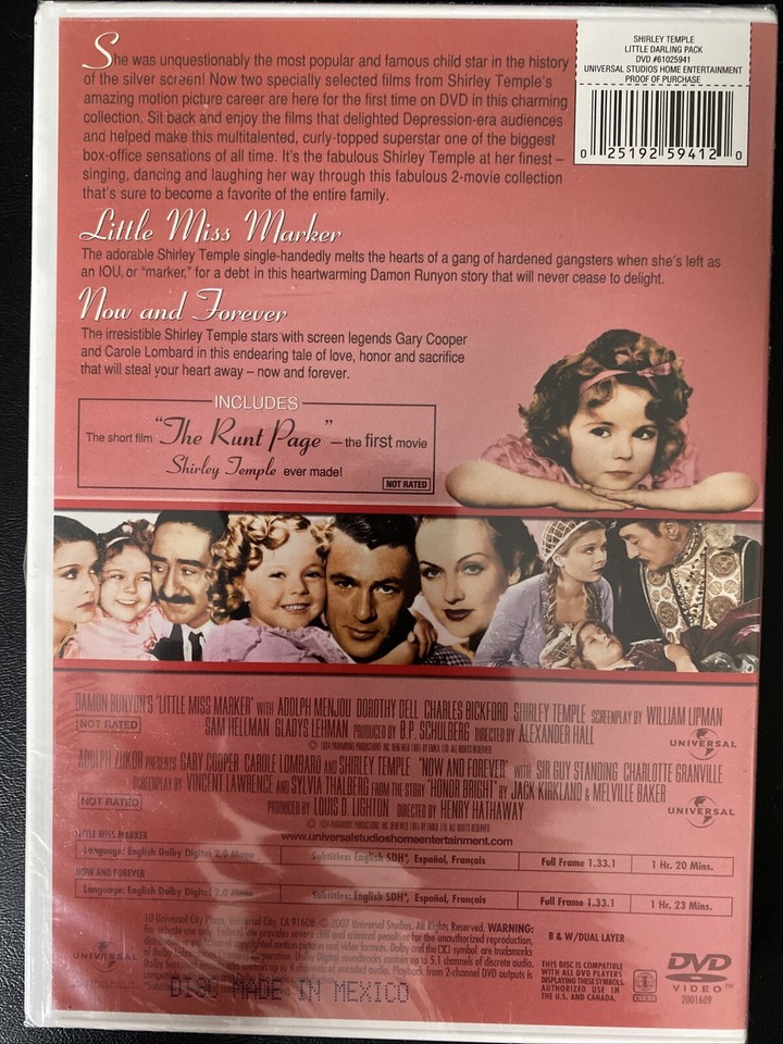 Shirley Temple: Little Darling Pack - Now & Forever / Little Miss ...
