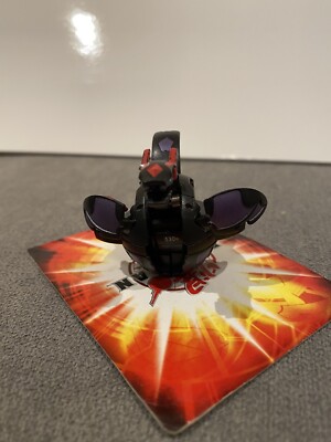 Bakugan Pyro Dragonoid Motra Black Darkus New Vestroia 530G | eBay