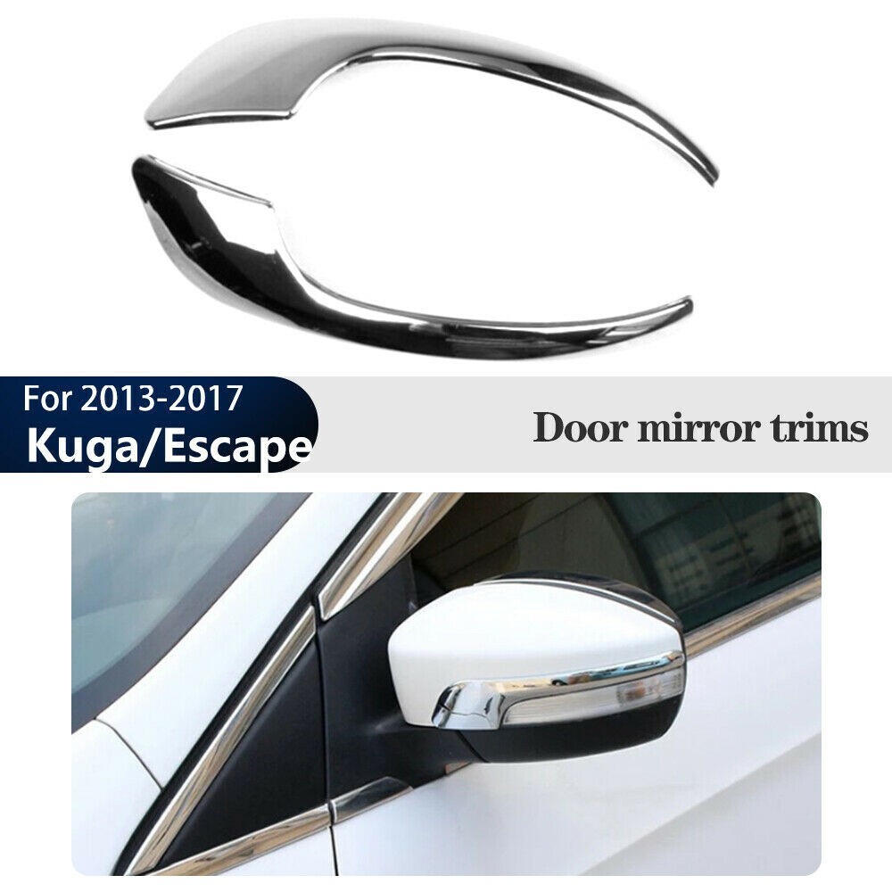 Enhance Safety and Style with Mirror Cover Trim for Ford Kuga/Escape ...