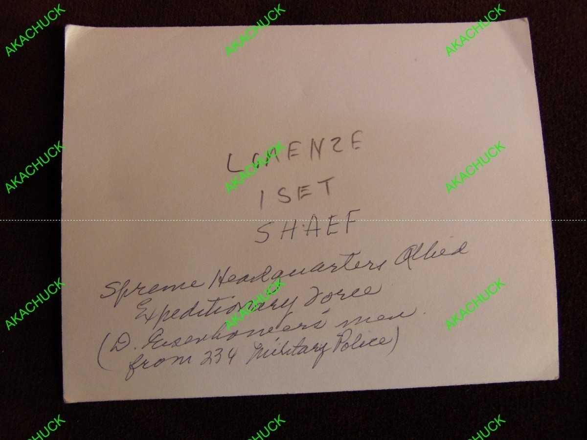 9 Rare Photos WWII SHAEF Supreme Headquarters Allied EISENHOWER'S MEN ...