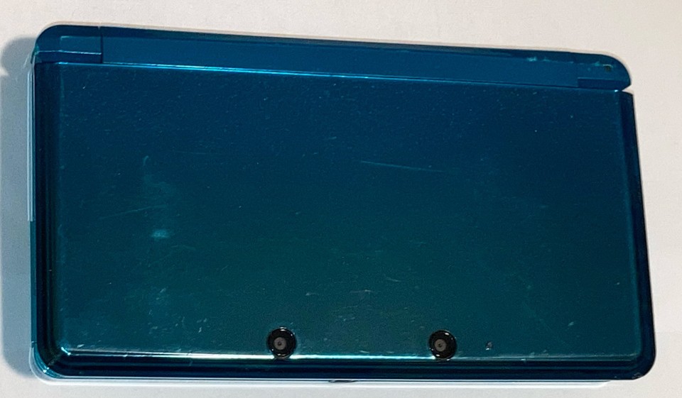 Nintendo 3DS Handheld System Console Aqua Blue Teal Model CTR-001 ...