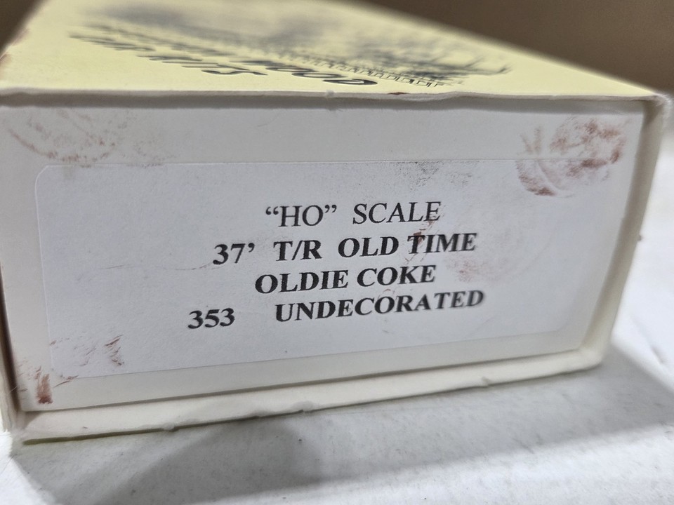 Ye Olde Huff n' Puff - HO Scale - #353 - 37' T/R Old Time Oldie Coke ...