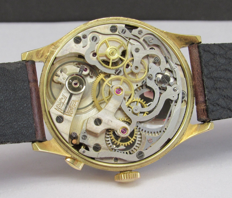 Vintage Rex Chronograph Monopusher Oversize Landeron 2, made in 30's | eBay