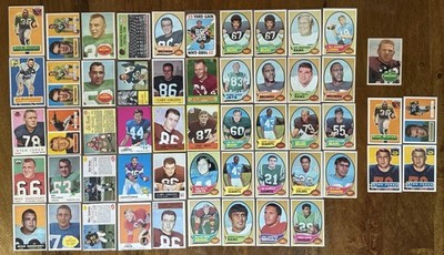 1950s-70s NFL Lot 54 Cards – Vintage Collection - Ed Modzelewski Auto ...