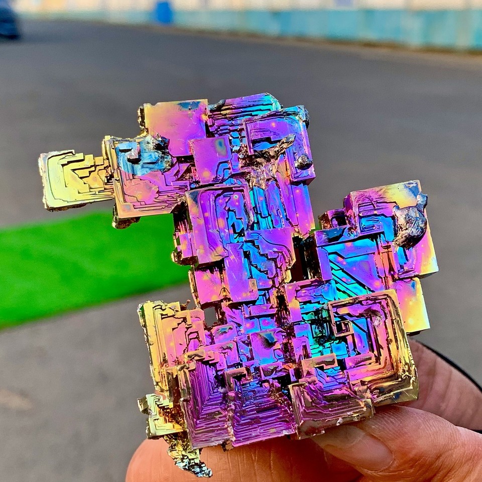 152G Colorful Aura iron ore Quartz crystal mineral cluster Rainbow | eBay