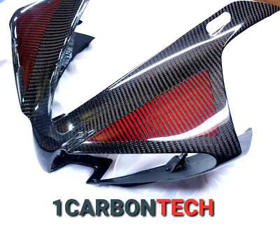 2012-20113-2014 YAMAHA YZF R1 FRONT NOSE UPPER COWL CARBON FIBER HYBRID ...