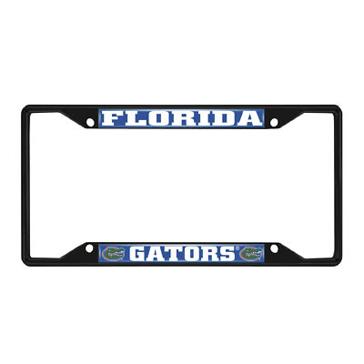 Fanmats NCAA Florida Gators Black Metal License Plate Frame | eBay