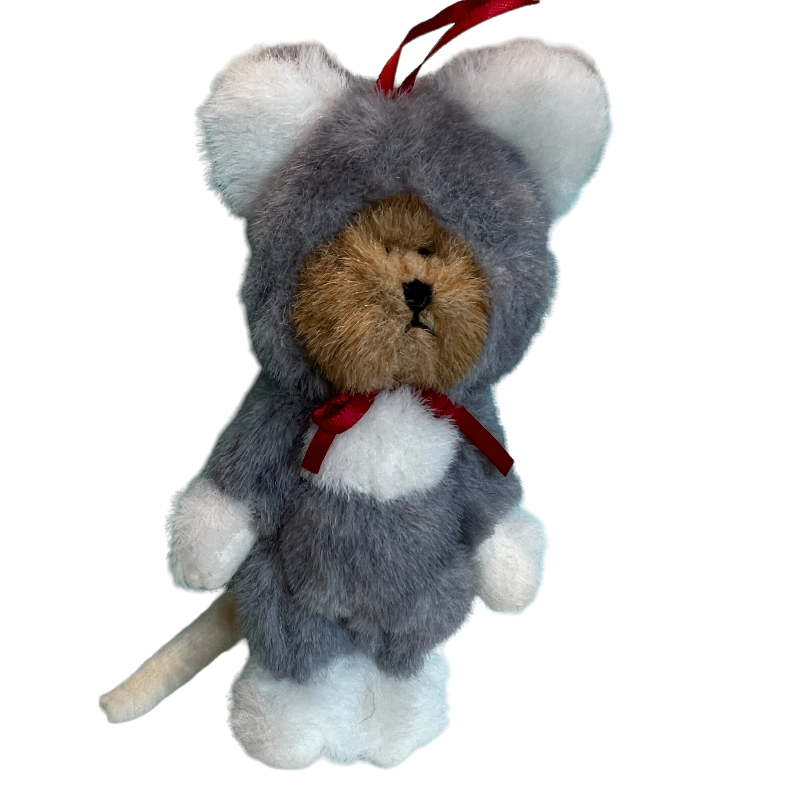 Boyds Bears Mini Bear Plush 4 Inches Mouse Costume "Mouserella" White ...