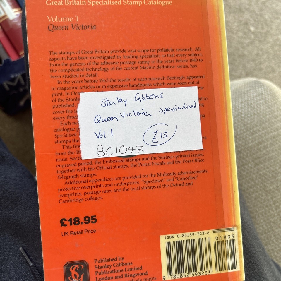 Stanley Gibbons Queen Victoria Specialised Vol 1 BC1047 | eBay UK