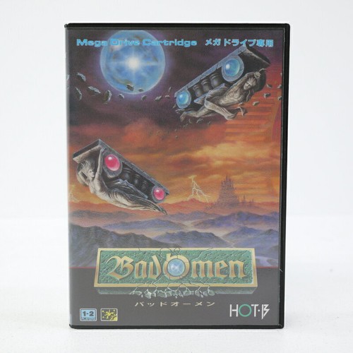 BAD OMEN Mega Drive Sega MD Japan Import Free shipping FedEx DHL Tested ...
