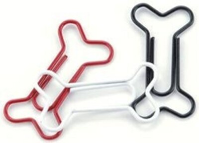 4 Packs - Creative Impressions Painted Metal Dog Bone Paper Clips 15 ...