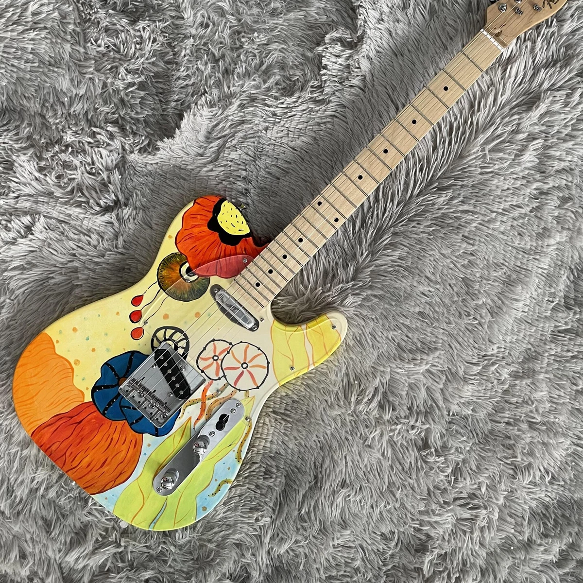 Hand Painted Electric Guitar