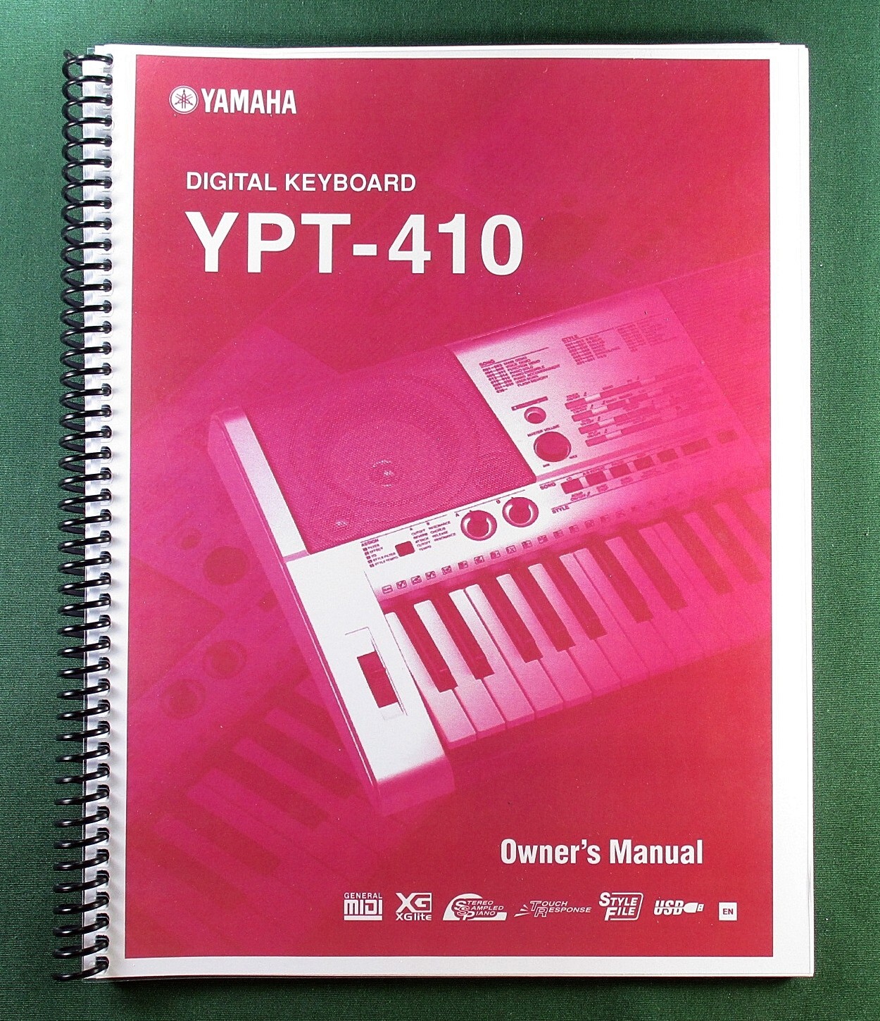 Yamaha YPT-410 Instruction Manual: 127 Pages & Protective Covers! | eBay