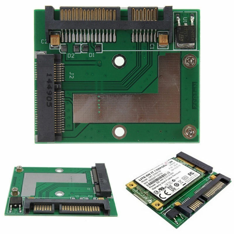 MSATA SSD to 2.5'' SATA 6.0 Gps Adapter Converter Card Module Board Pad ...