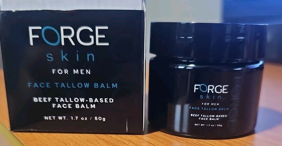 FORGE SKIN for Men Face Tallow Balm 50g Beef Tallow Hydrating Face ...