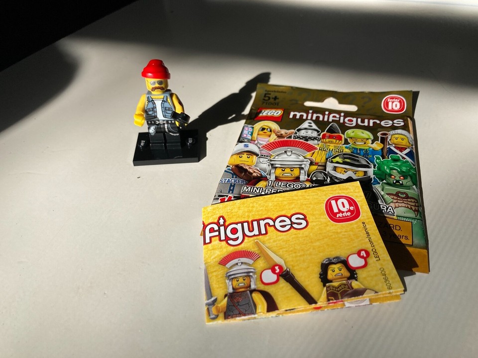 LEGO Collectible Minifigure #71001 Series 10 Motorcycle Mechanic ...