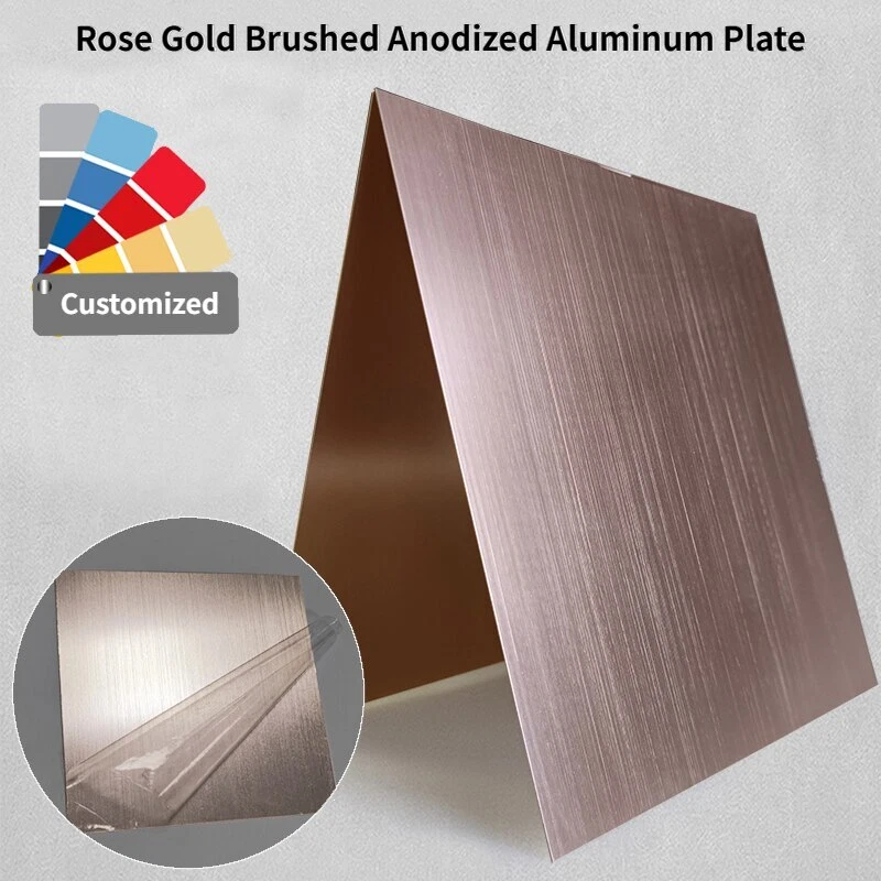 Gold Anodized Aluminum Sheet