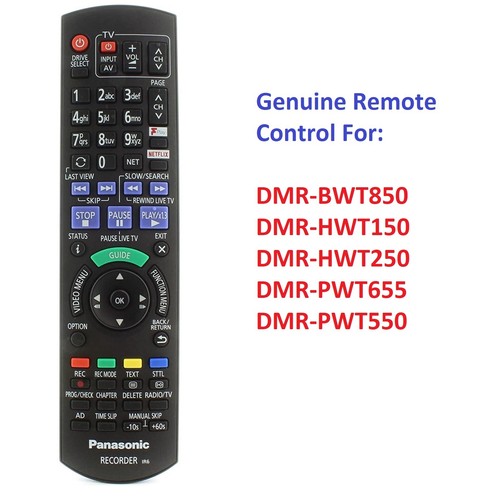 GENUINE PANASONIC REMOTE CONTROL N2QAYB001058 FOR HWT150 HWT250 PWT655 ...
