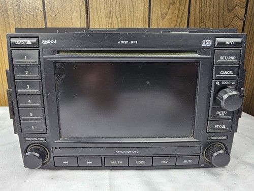 2005-2010 Chrysler Dodge Jeep Navigation 6CD MP3 Radio P56038646AL OEM ...