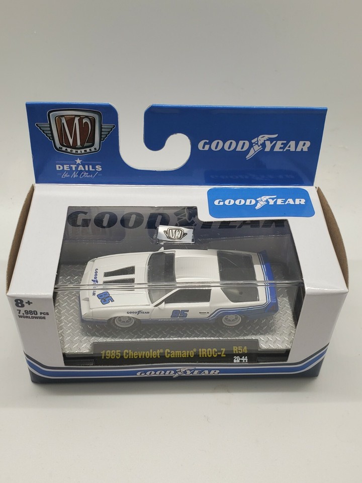 M2 MACHINES 1985 CHEVROLET CAMARO IROC Z GOODYEAR R54 MIP | eBay