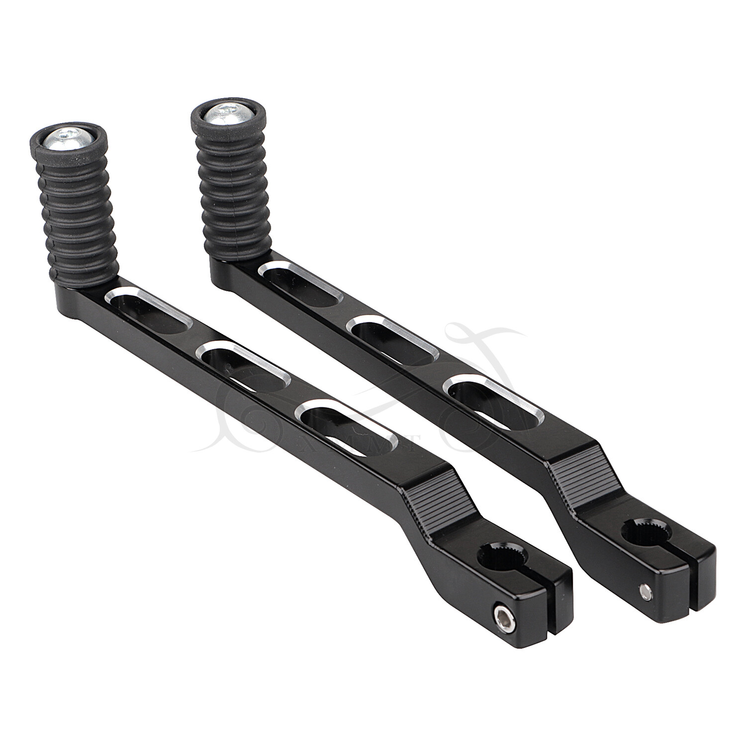 Black Gear 9.84" Extended Heel Toe Shift Lever w/Shifter Peg For Harley ...