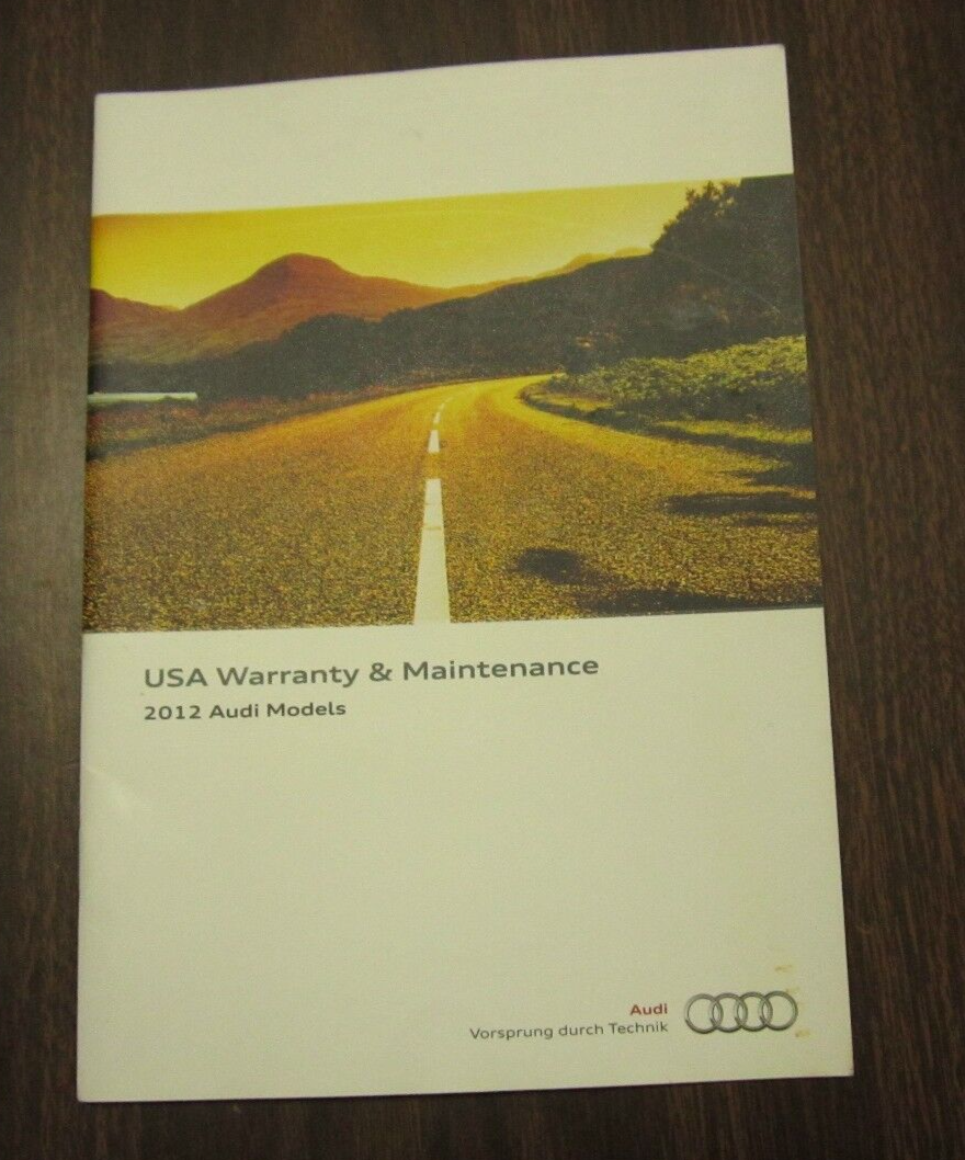2012 AUDI A7 BOOKS Owner's Manual with Case ⭐OEM ⭐ | eBay