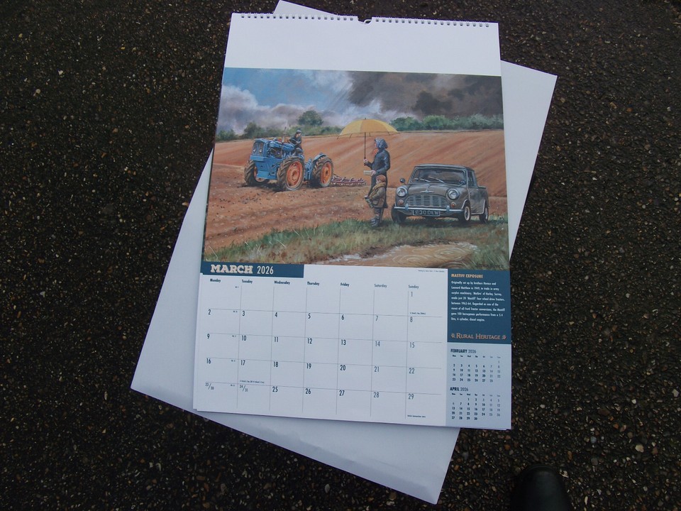 2026 "Rural Heritage" Calendar - R. Wheeldon & Steven Binks, signed ...