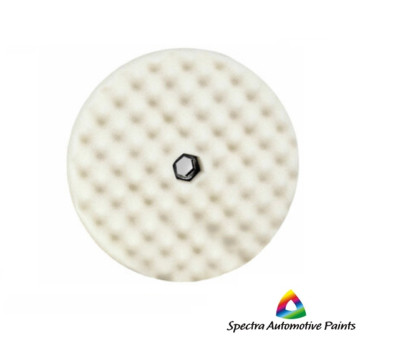3M 05706 Perfect-It White 8" Foam Double Sided Waffle Compounding Pad ...